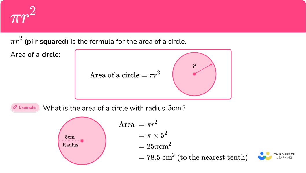 Pi R Squared Math Steps Examples Questions Pi R Squared Math Steps Examples Questions